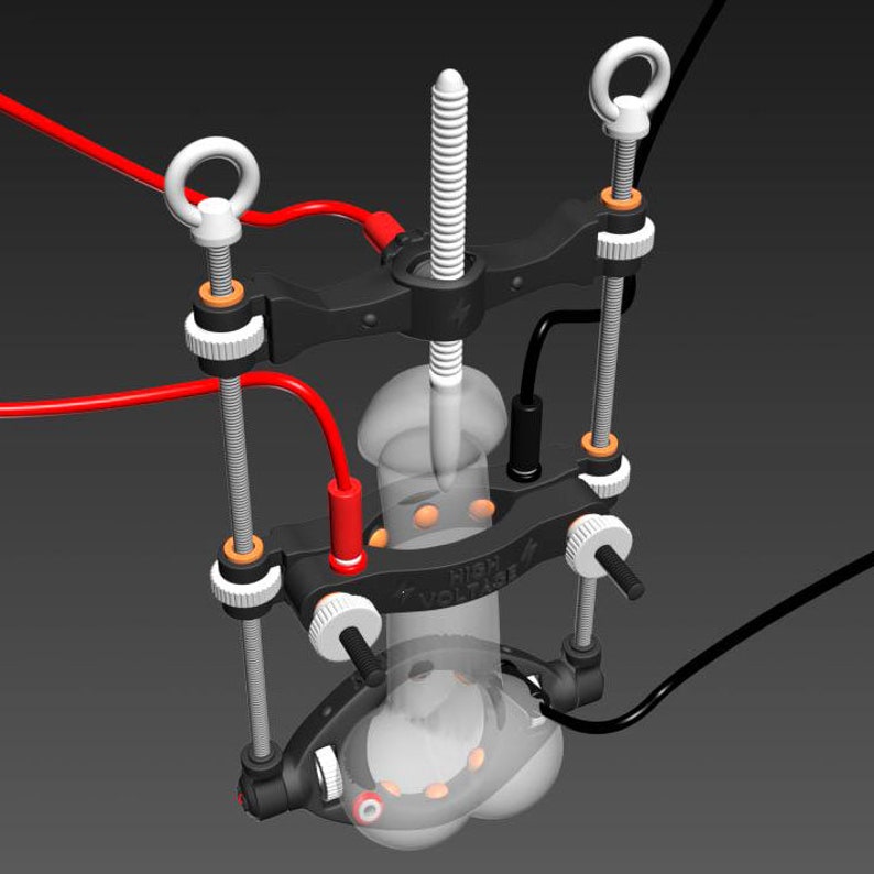Penis Stretching Electro Rack E-stim Cock Electrode CBT - Etsy Hong Kong