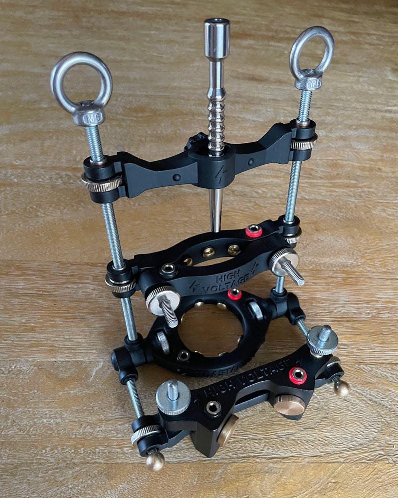 Ultimate Stretch and Shock Electro Rack E-stim Penis & Testicles ...