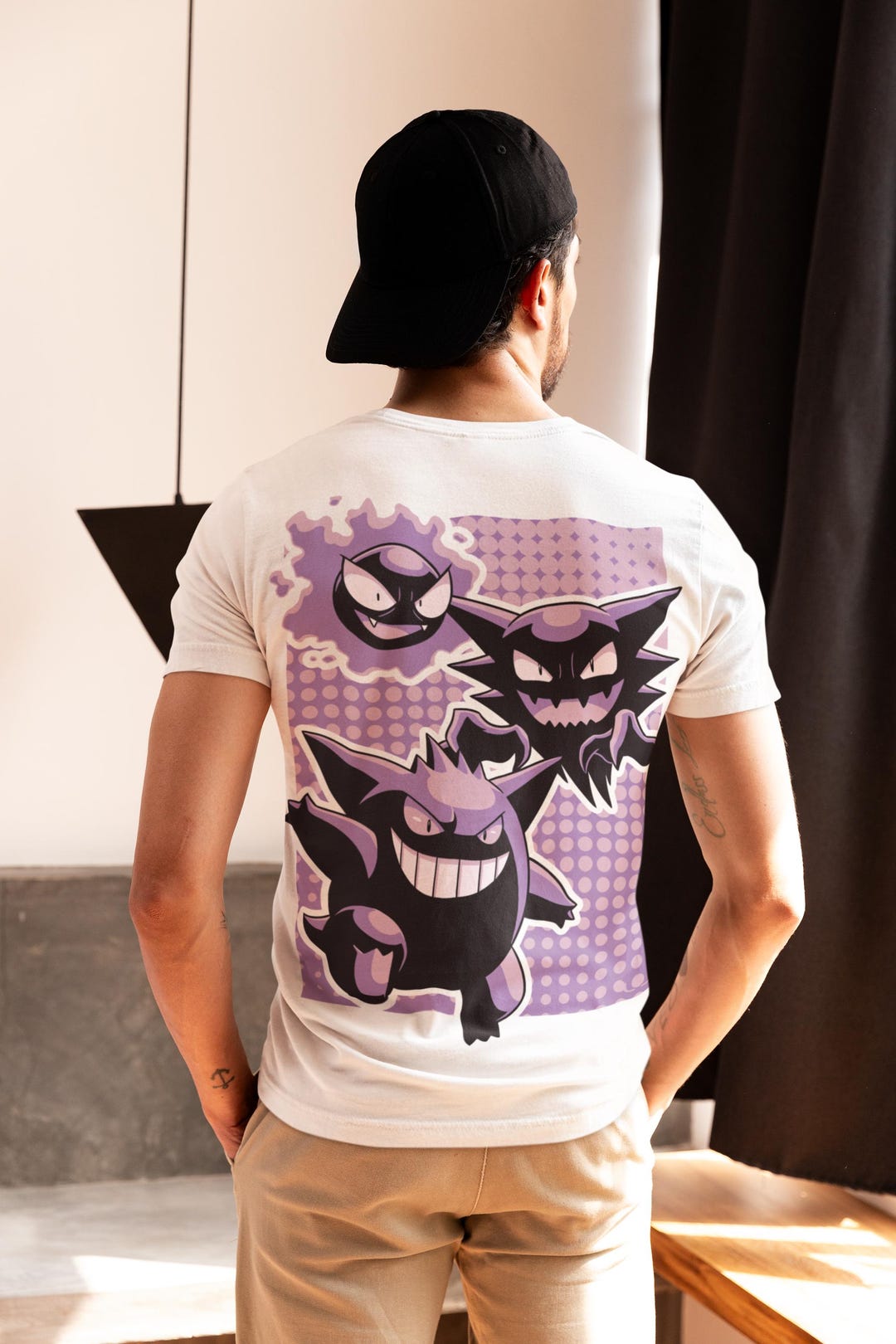 Gengar T-shirt – Exclusive Pokémon Design on Front and Back - Etsy