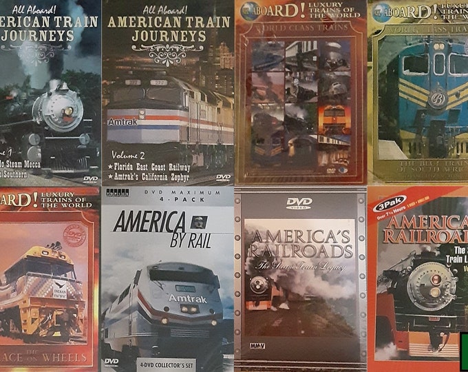 DVD Train Video Collection (many Brand New!) - Etsy