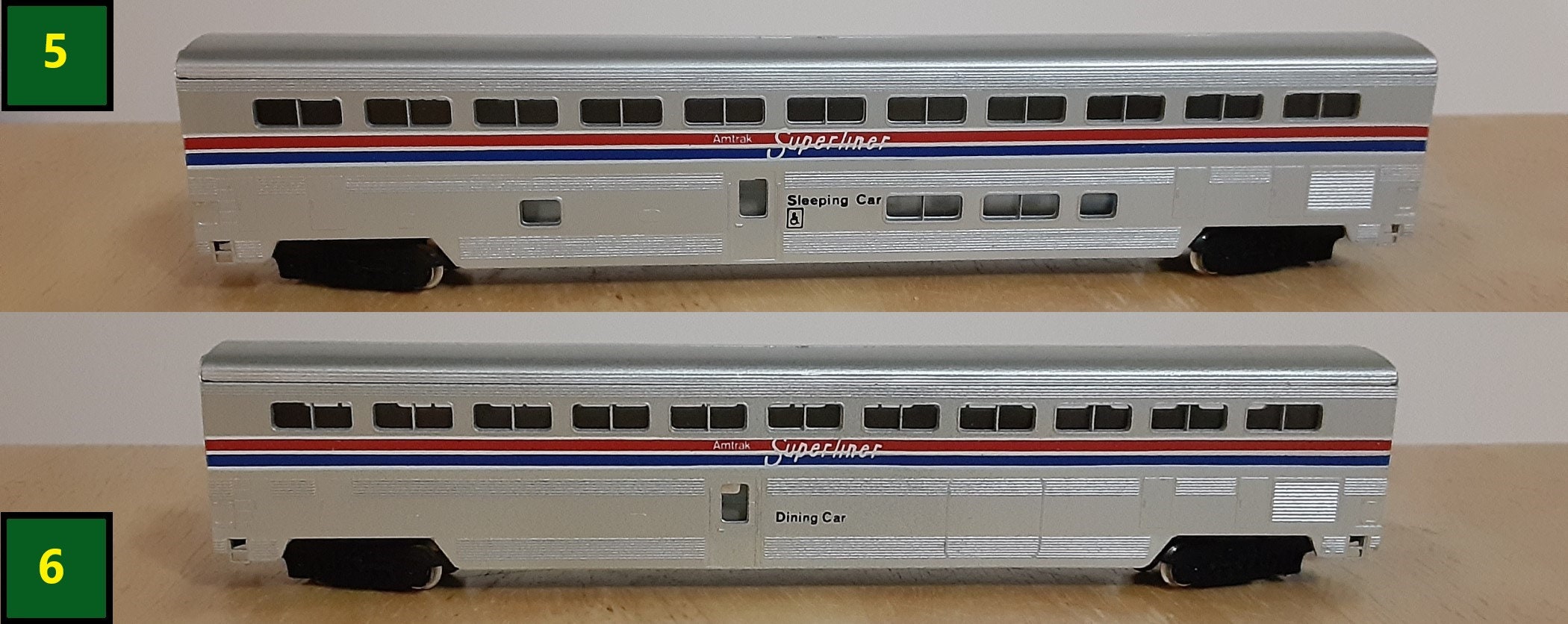 Collection of N Gauge Amtrak Engines & Cars - Etsy