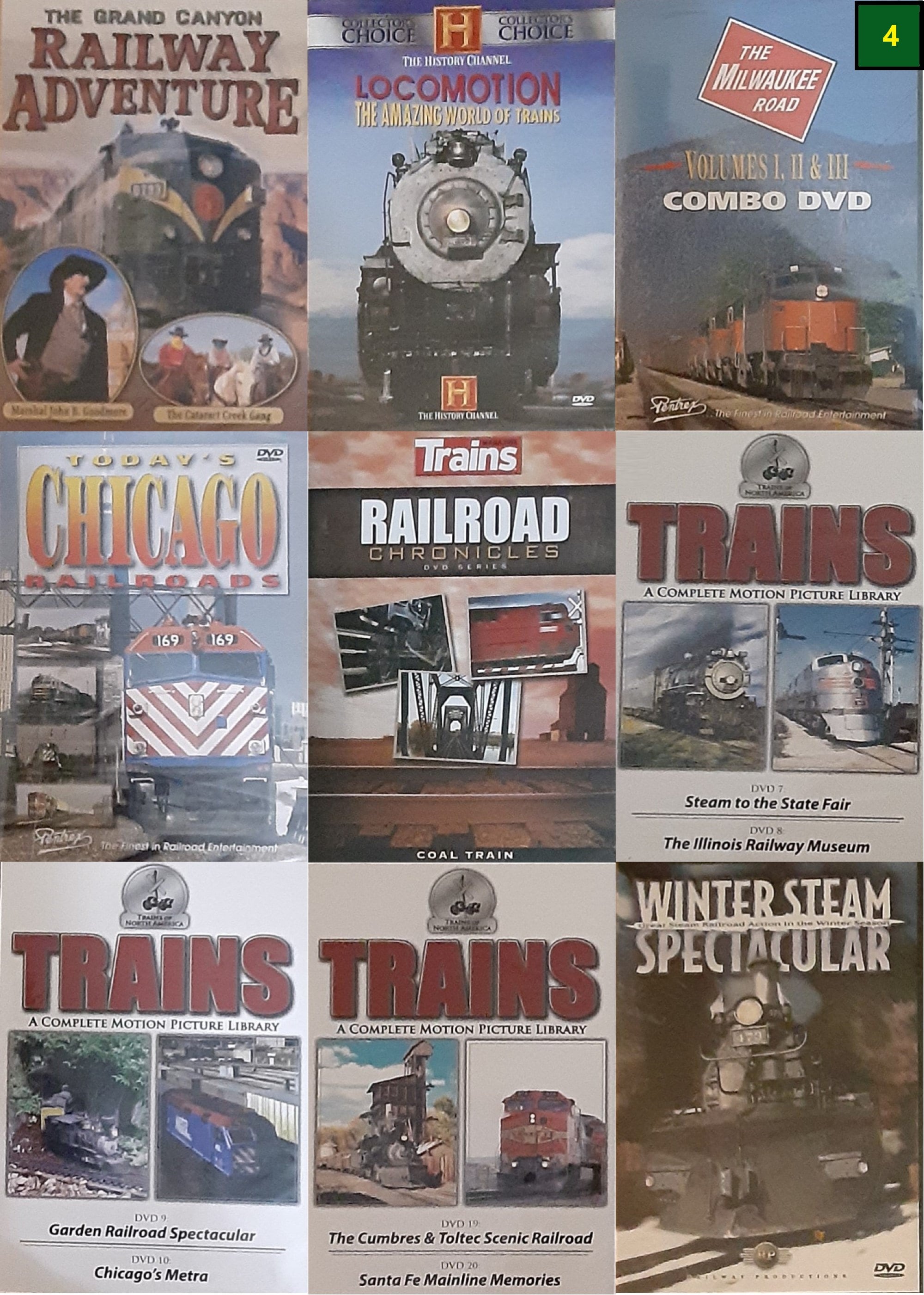 DVD Train Video Collection many Brand New - Etsy