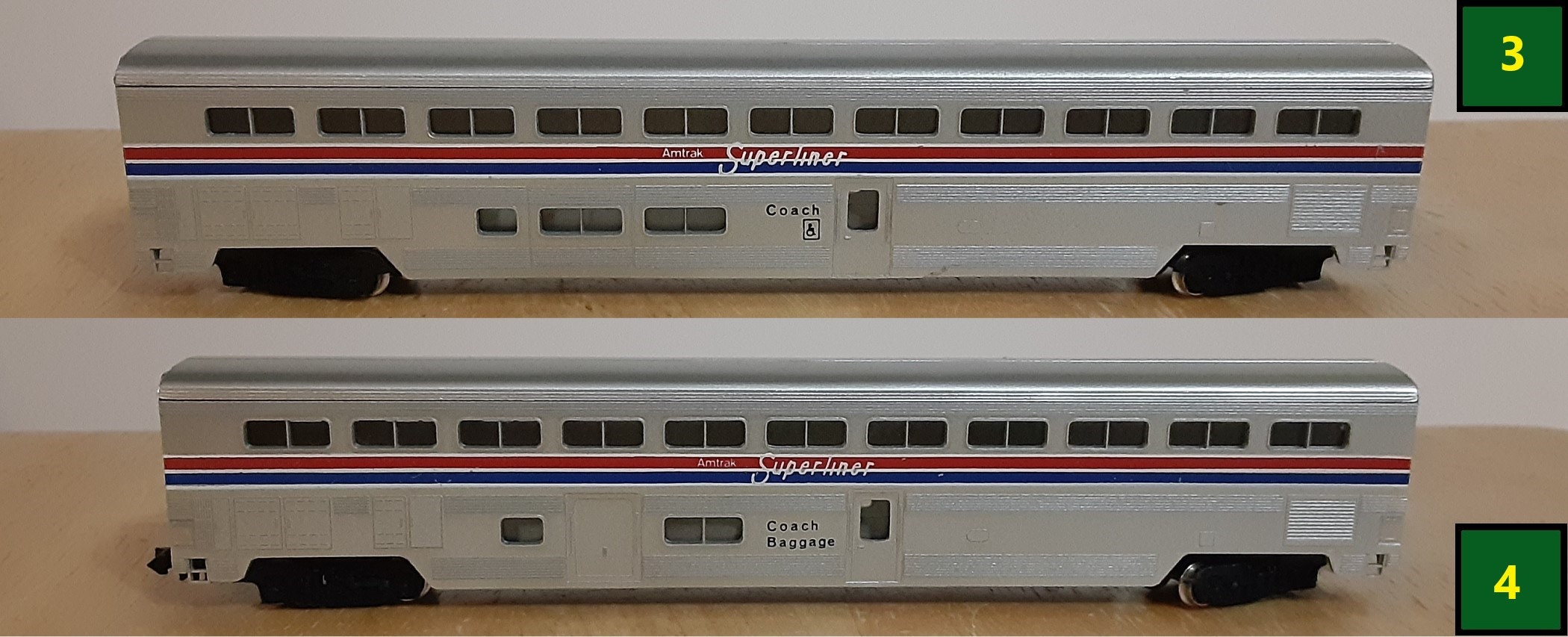 Collection of N Gauge Amtrak Engines & Cars - Etsy