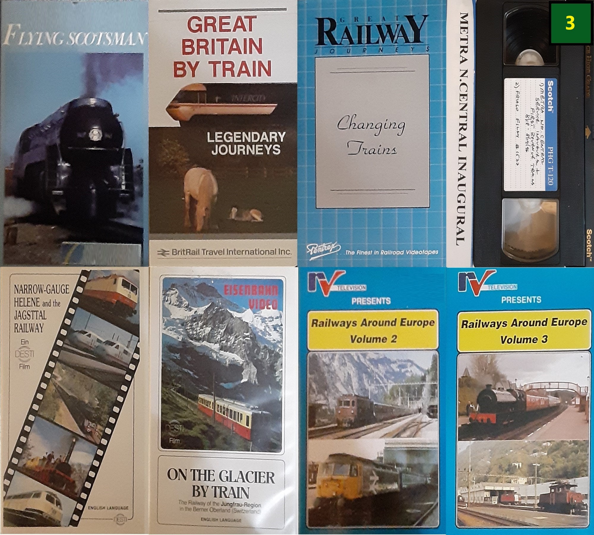 Large Collection of VHS Train Videos - Etsy