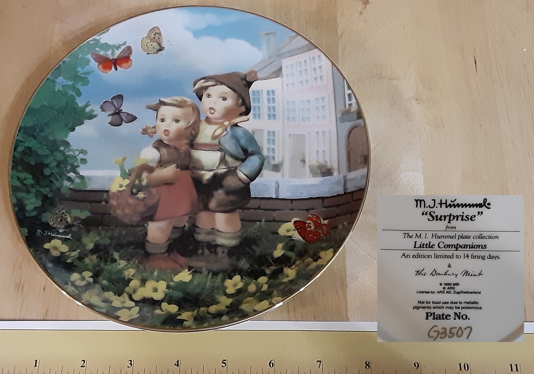 Set of Limited Edition Hummel Plates by Danbury Mint - Etsy