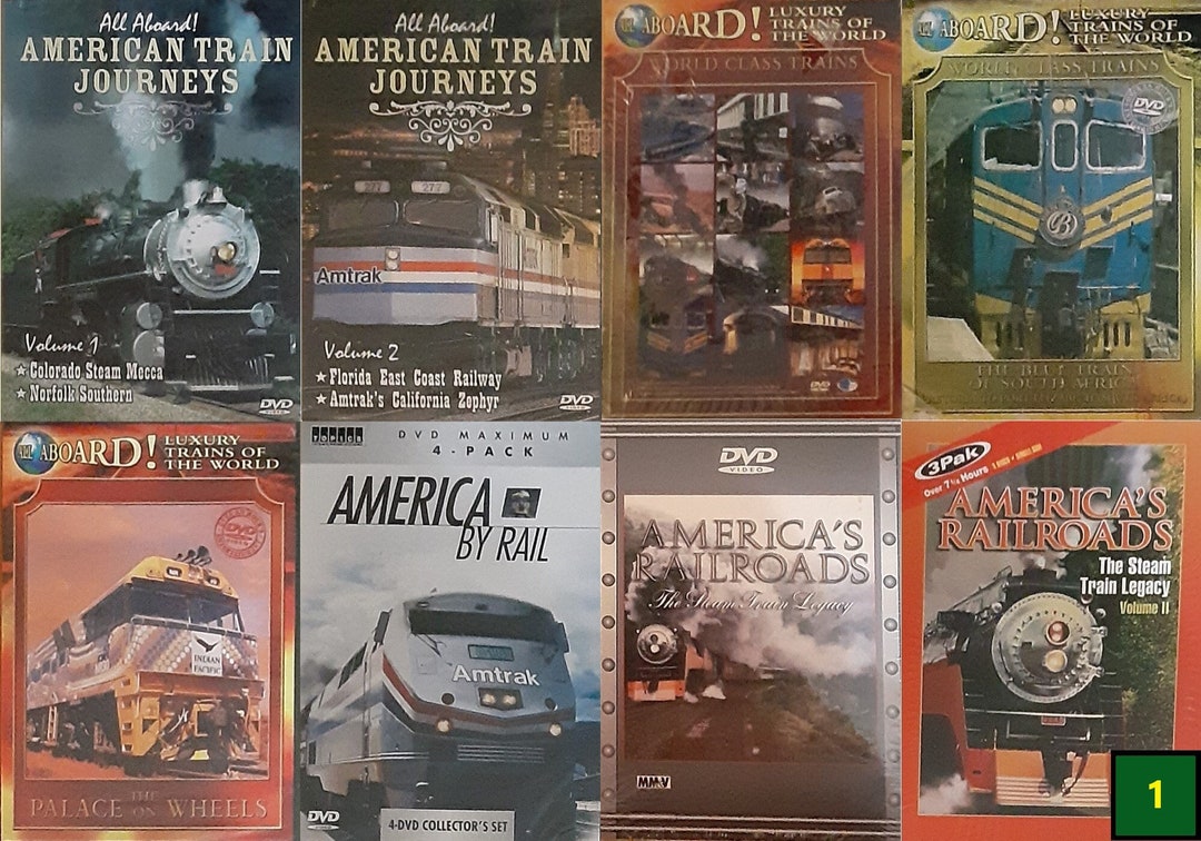 DVD Train Video Collection many Brand New - Etsy