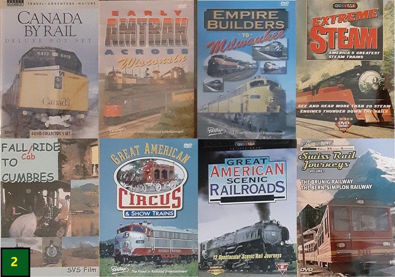 DVD Train Video Collection many Brand New - Etsy