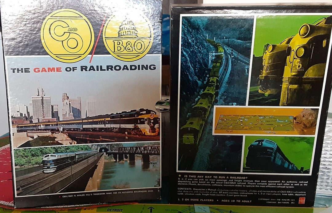 Great Railfan Gift Idea: Almost New, Vintage 1969 game of Railroading ...