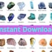 Gemstone ID Chart, Crystal ID Chart for Mining, Crystal Identification ...