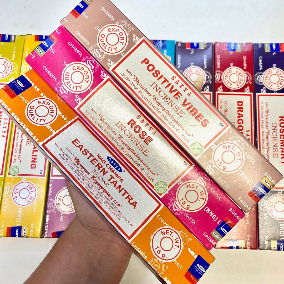 20 Assorted Incense Bundle, Satya Assorted Incense Bundle, Wholesale Incense, 20 Different ...