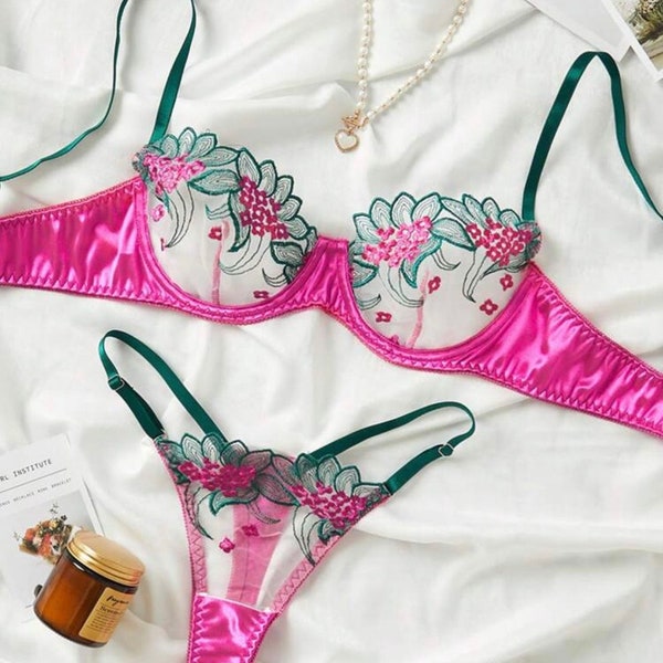 Pink Lingerie - Etsy