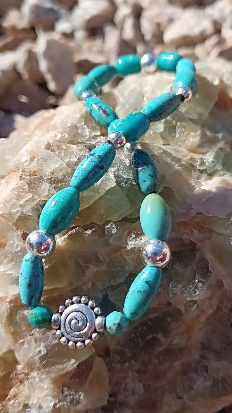 TURQUOISE SHAMBHALA Activation Bracelet. Peace, Tranquility, Harmony ...