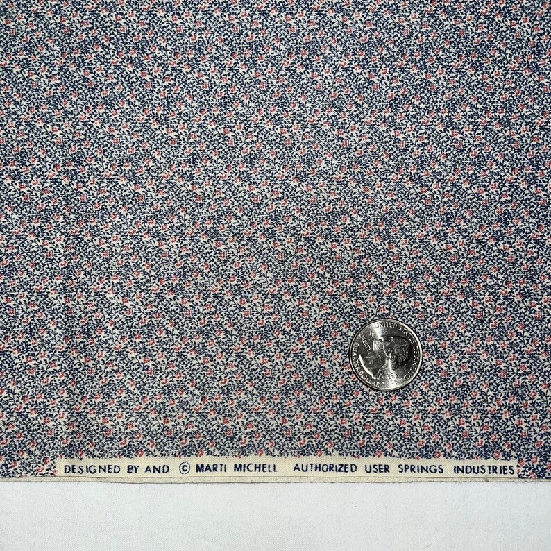 Vintage Fabric Designed by Marti Michell, Authorized User Springs Industries - Etsy