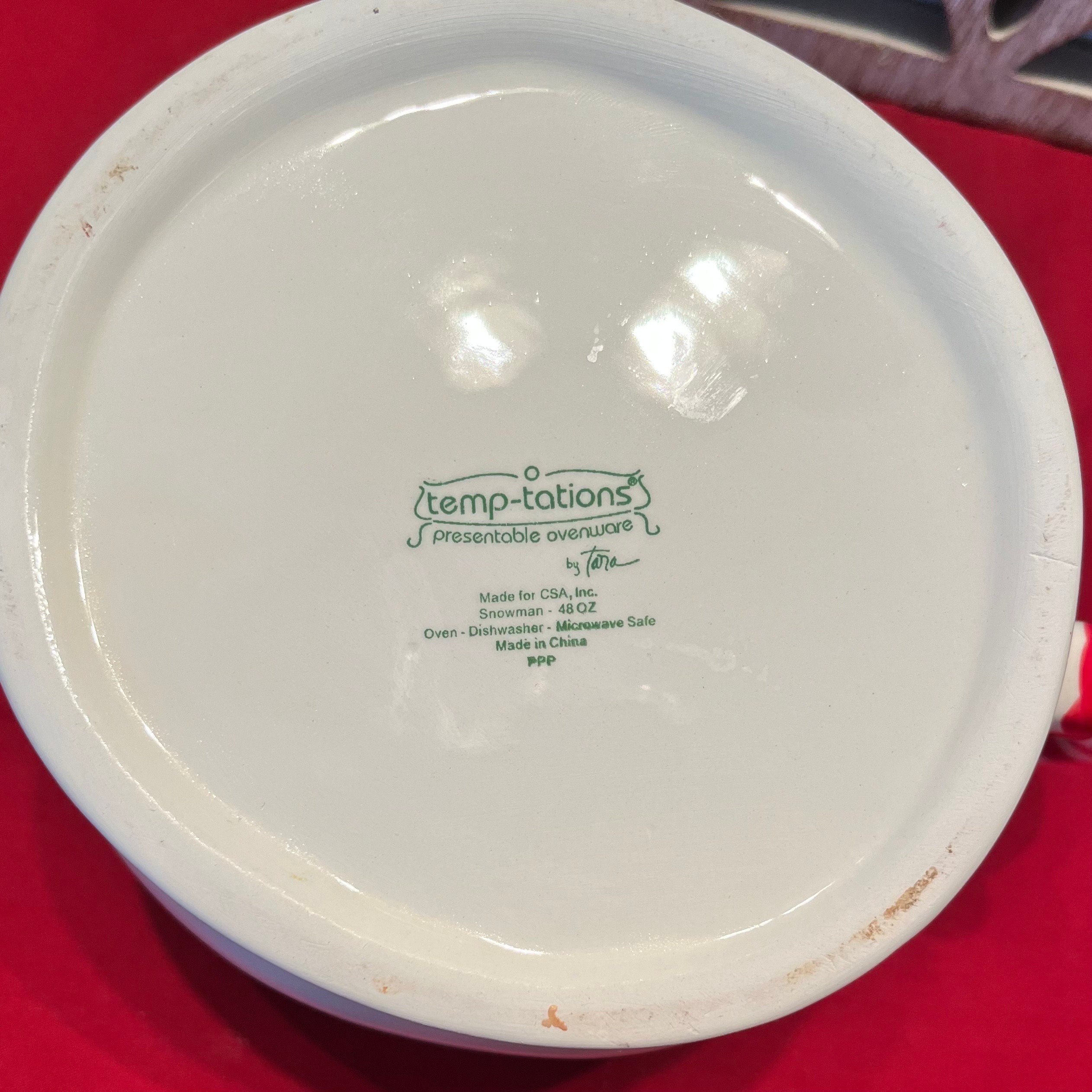 Temp-tations Ceramic Snowman Tea Set. 5 Pice Set. Teapot and 4 Mugs ...