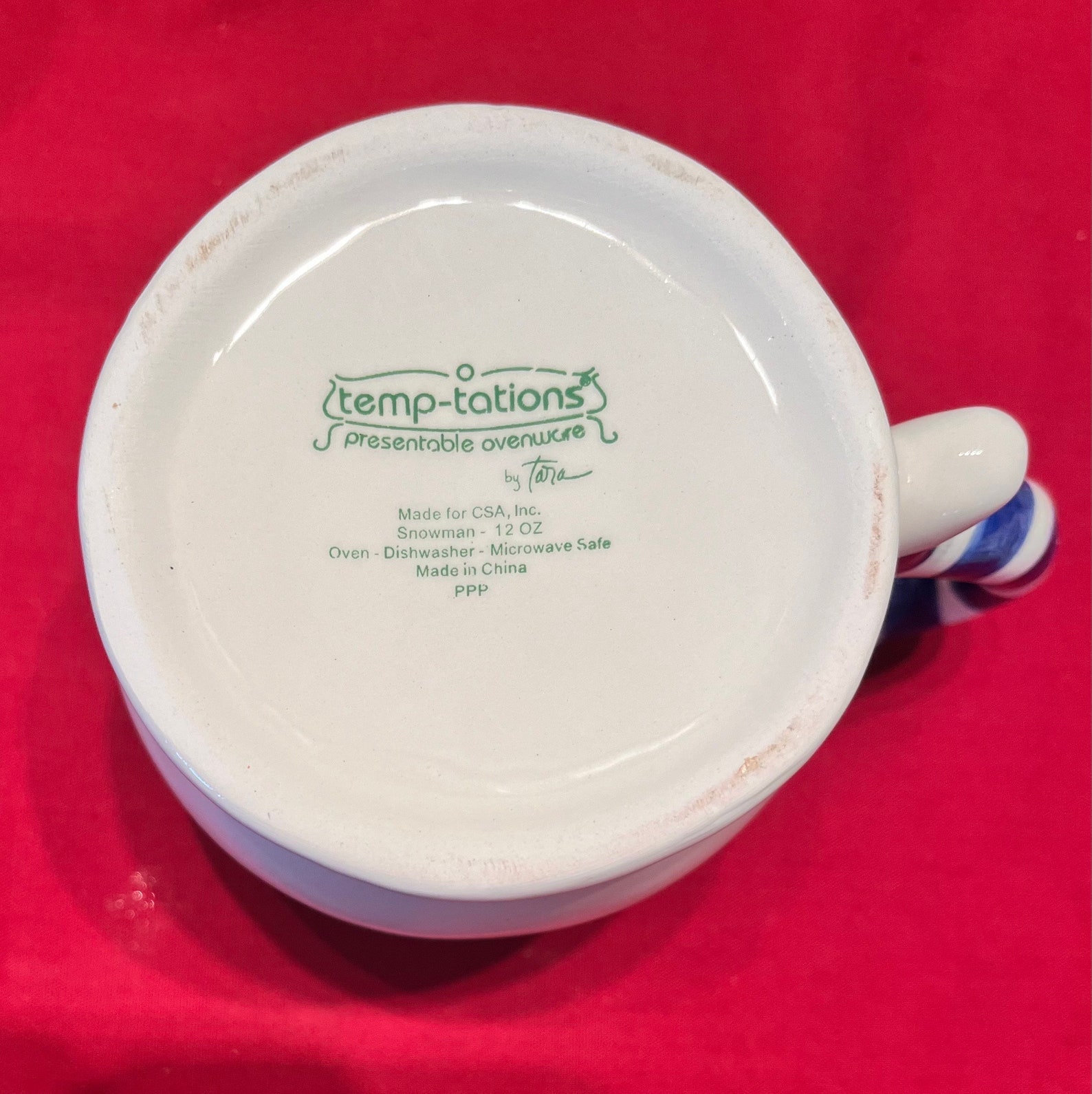 Temp-tations Ceramic Snowman Tea Set. 5 Pice Set. Teapot and 4 Mugs ...