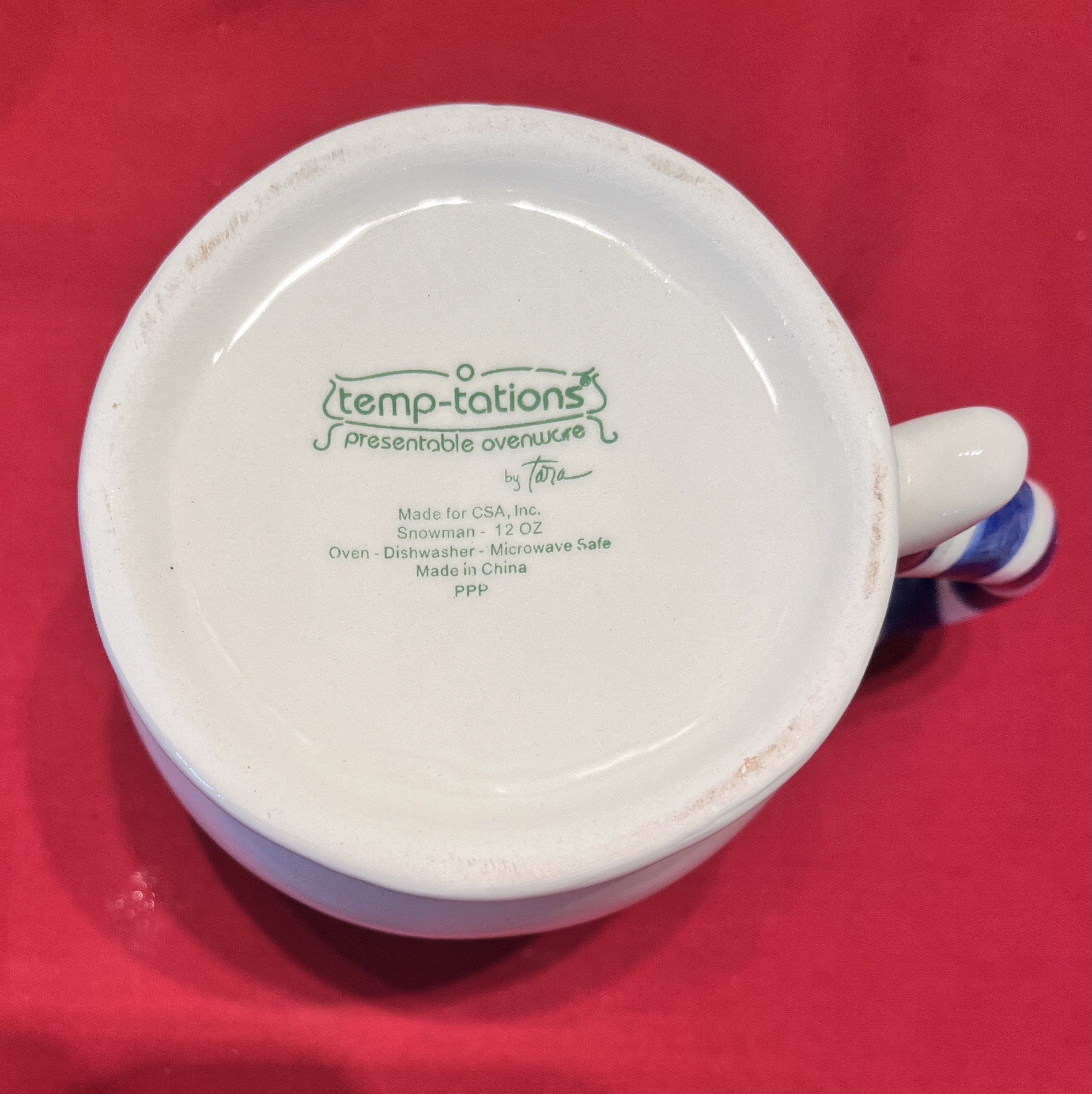 Temp-tations Ceramic Snowman Tea Set. 5 Pice Set. Teapot and 4 Mugs ...