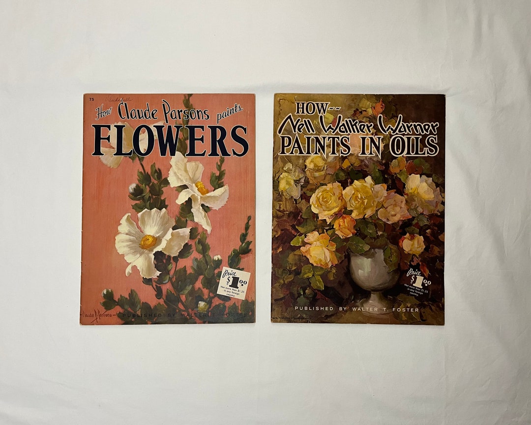 Vintage 1950s how to Paint Books Published by Walter T - Etsy