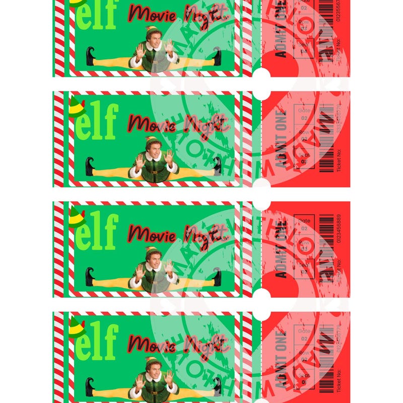 Elf the Movie Printable - Etsy
