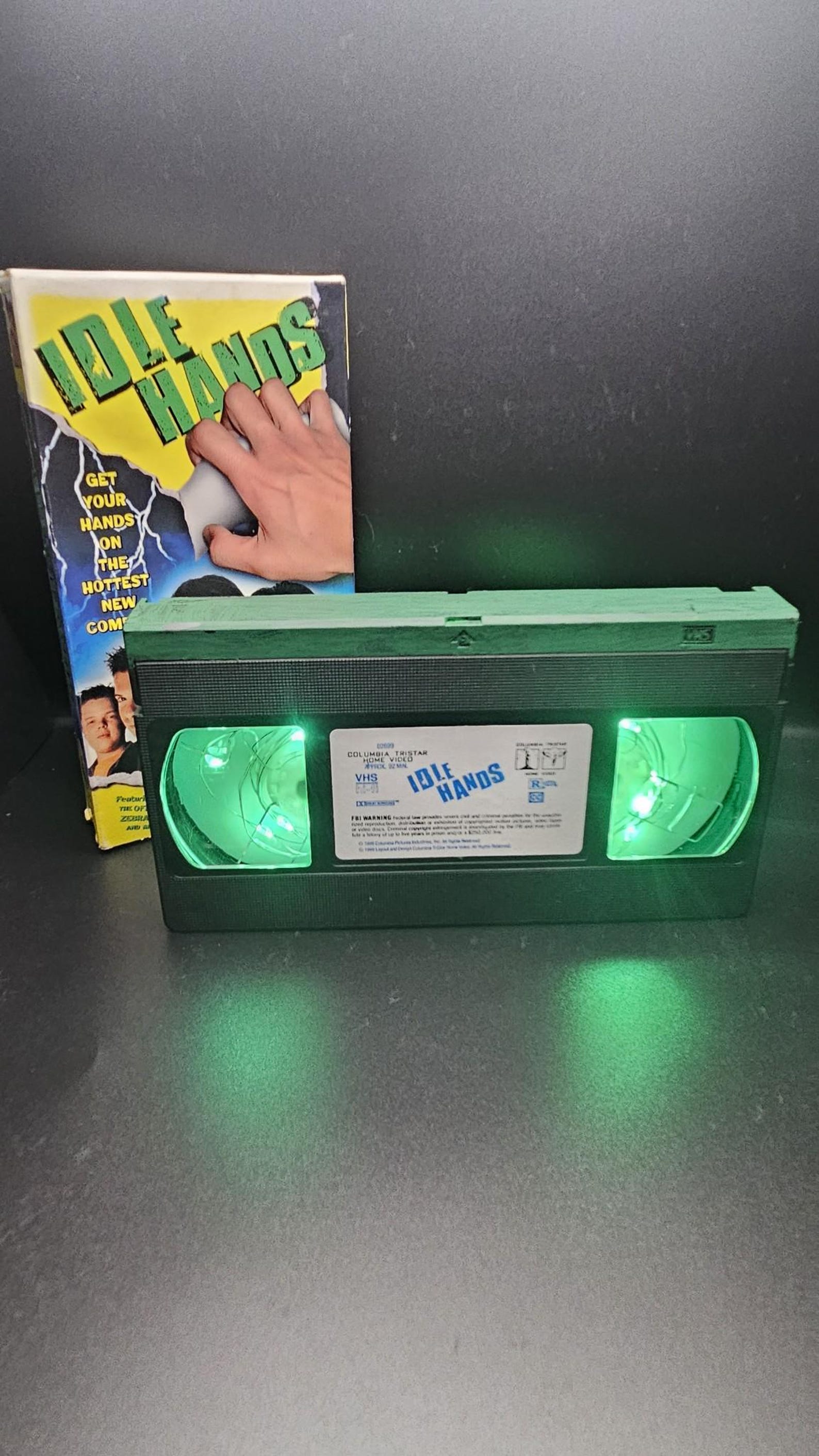 Retro VHS Tape Night Light: Upcycled LED Table Lamp - Etsy