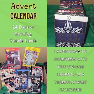 2025 Football Card Advent Calendar - Etsy