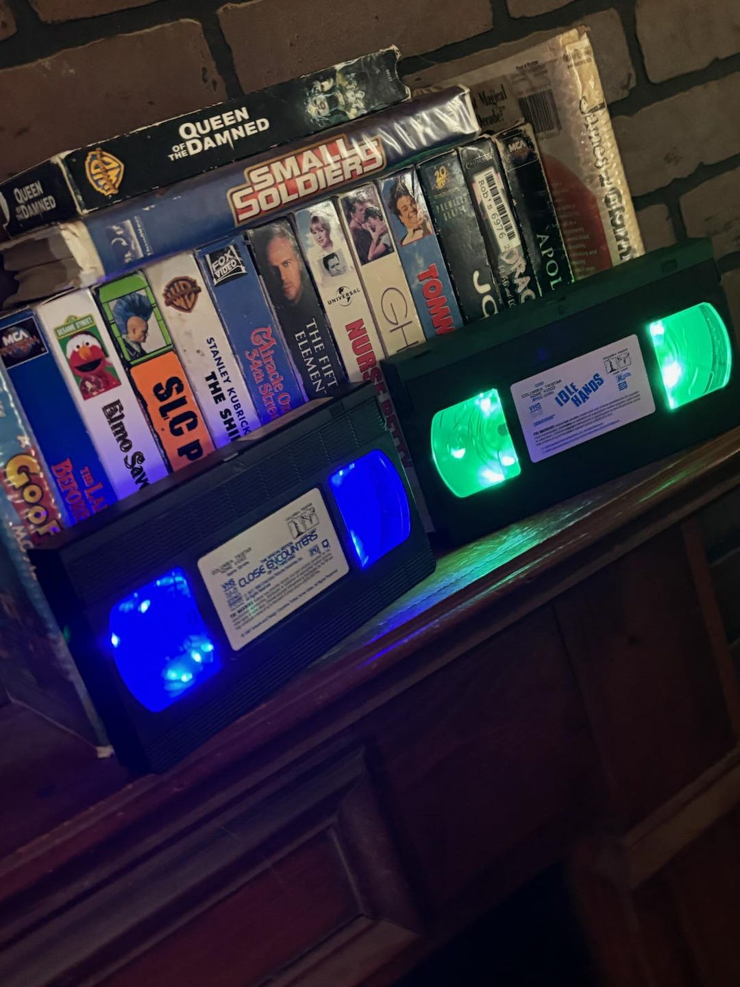 Retro VHS Tape Night Light: Upcycled LED Table Lamp - Etsy