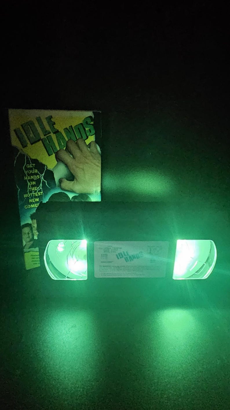 Retro VHS Tape Night Light: Upcycled LED Table Lamp - Etsy
