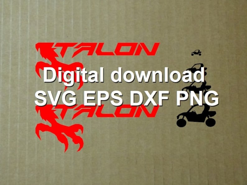 Talon Utv Sxs Design Digital Download Eps Svg Dxf Png - Etsy