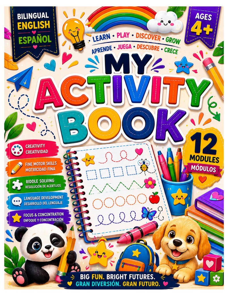 Preschool Tracing Workbook | Fine Motor Skills & Pencil Control ...