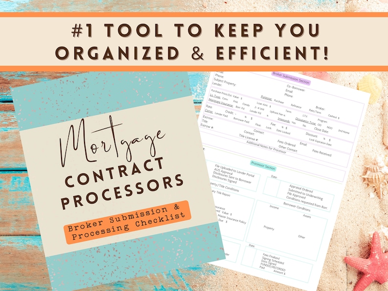 Mortgage Checklist for Contract Processors Processors Organization ...
