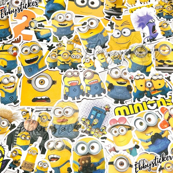 Minion Stickers - Etsy Australia