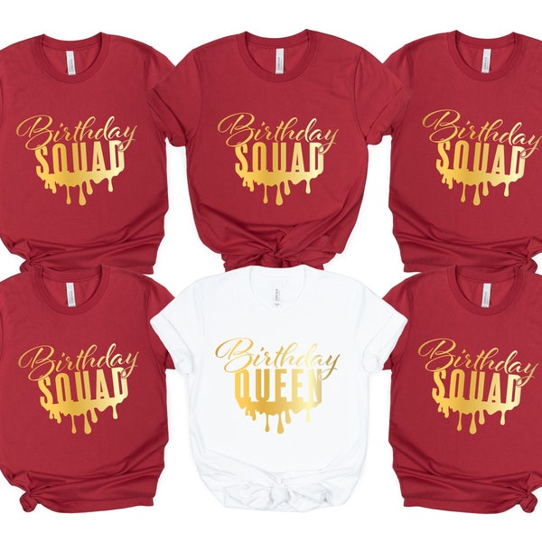 Birthday Squad Shirt - Etsy