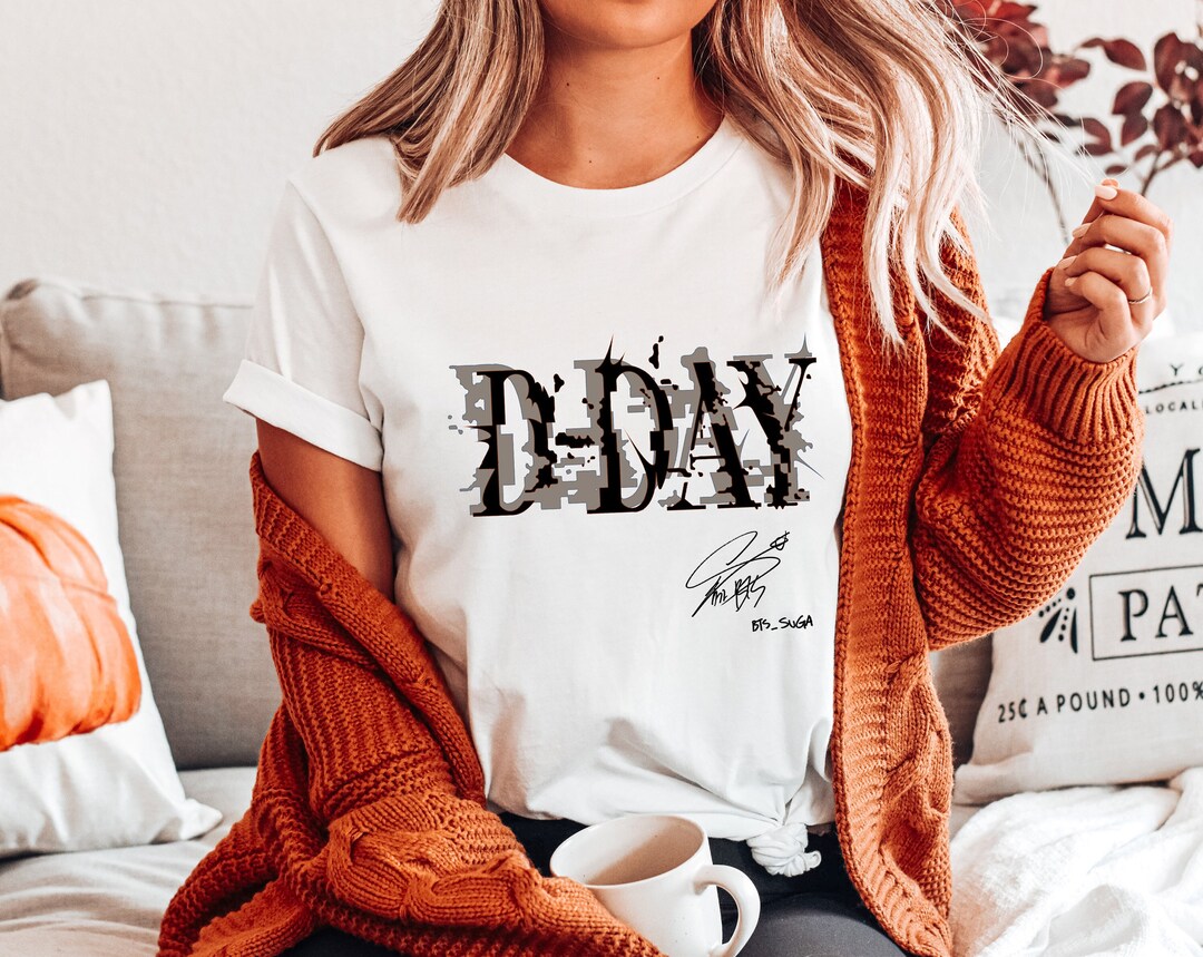 Suga World Tour Shirt, Suga Signature Shirt, D Day Album Shirt, D Day ...