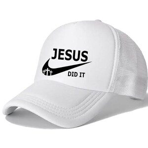 Jesus Did It Hat, Christian Hats, Inspirational Dad Hat, Jesus Christ ...