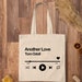 Song Title and Artist Name Tote Bag, Custom Song Tote Bag, Favorite ...