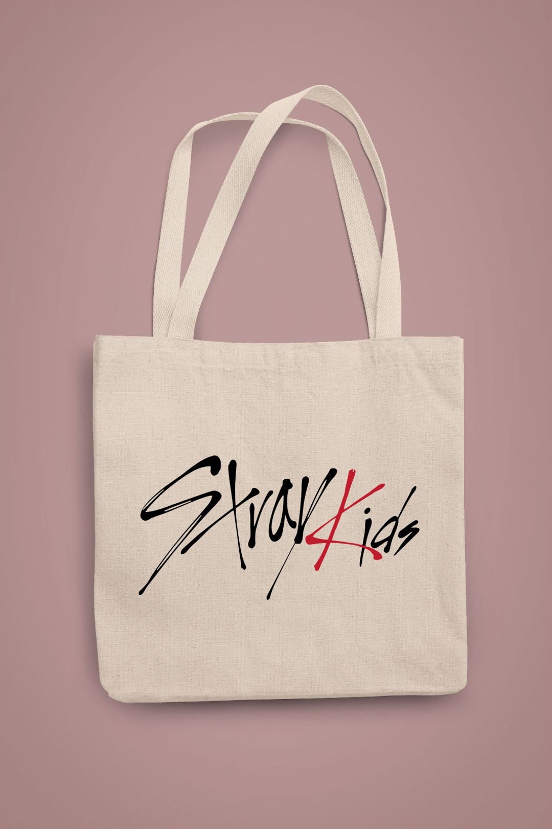 Stray Kids Logo Tote Bag, Stray Kids Tote Bag, SKZ Tote Bag, Kpop Tote ...