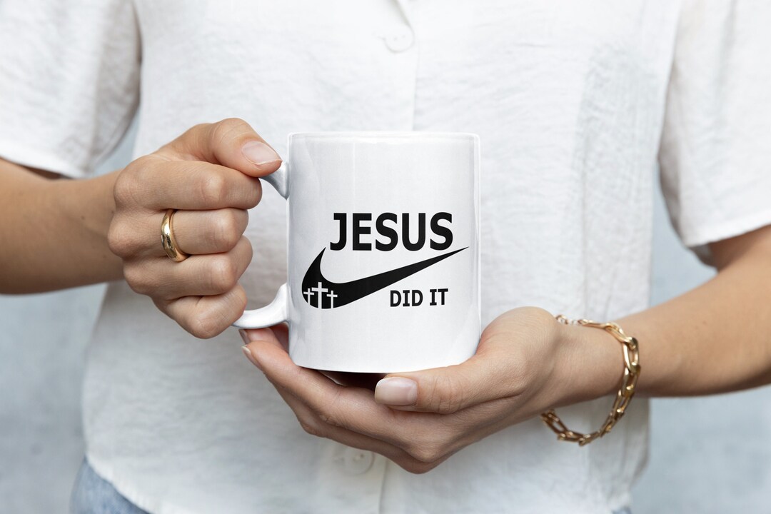 Jesus Did It Mug, Jesus Coffee Mug, Christian Mug, Gift for Christian ...
