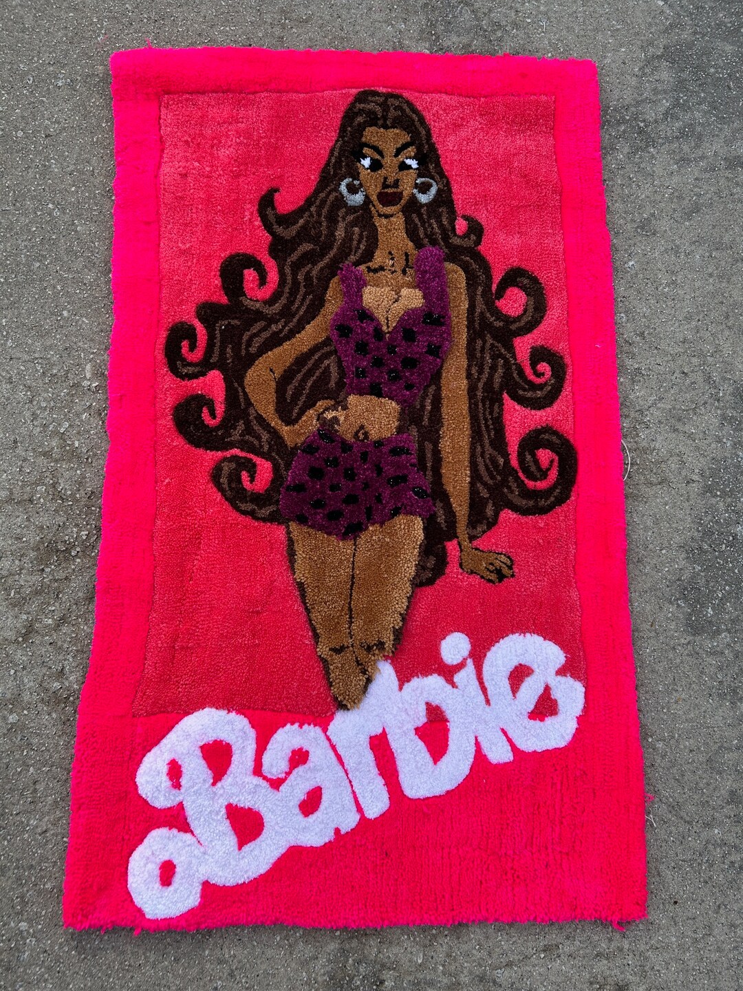 Ivy Barbie Rug With Interchangeable Outfits - Etsy