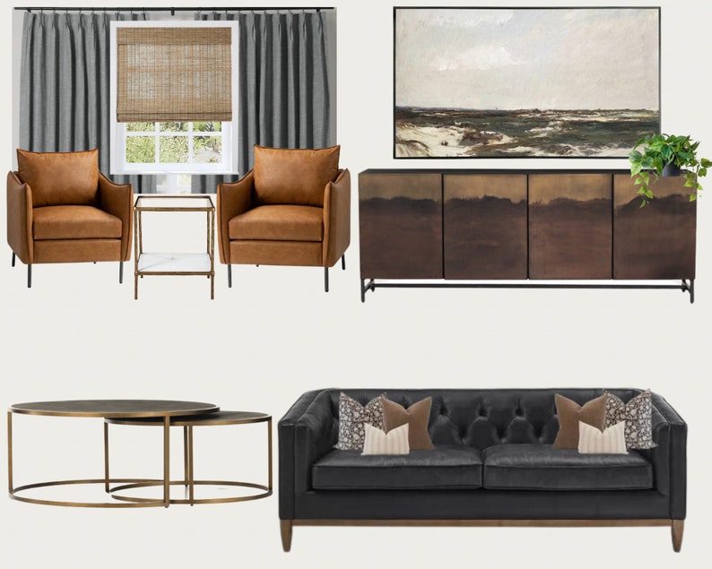 Custom E-design Services - Interior/exterior - Floorplan Layout - Paint ...