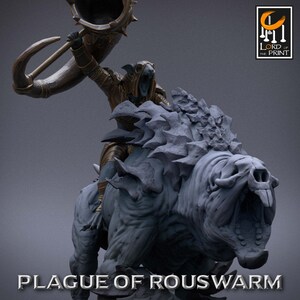 Rat Rider Walk Rogue 3D Miniature for Tabletop Gaming Lord of the Print ...