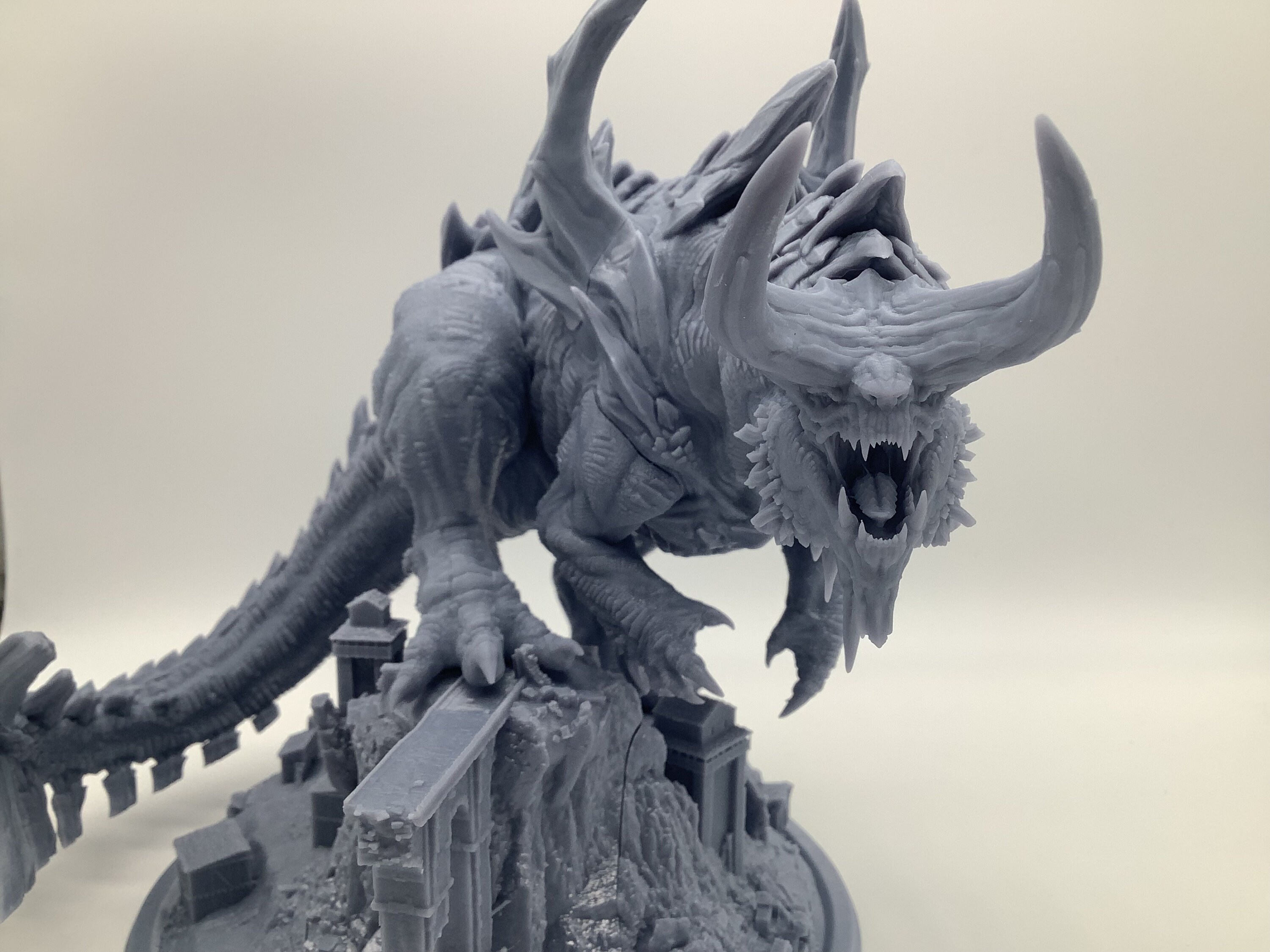 Titan Tarrasque 3D Miniature for Tabletop Gaming Lord of the Print - Etsy