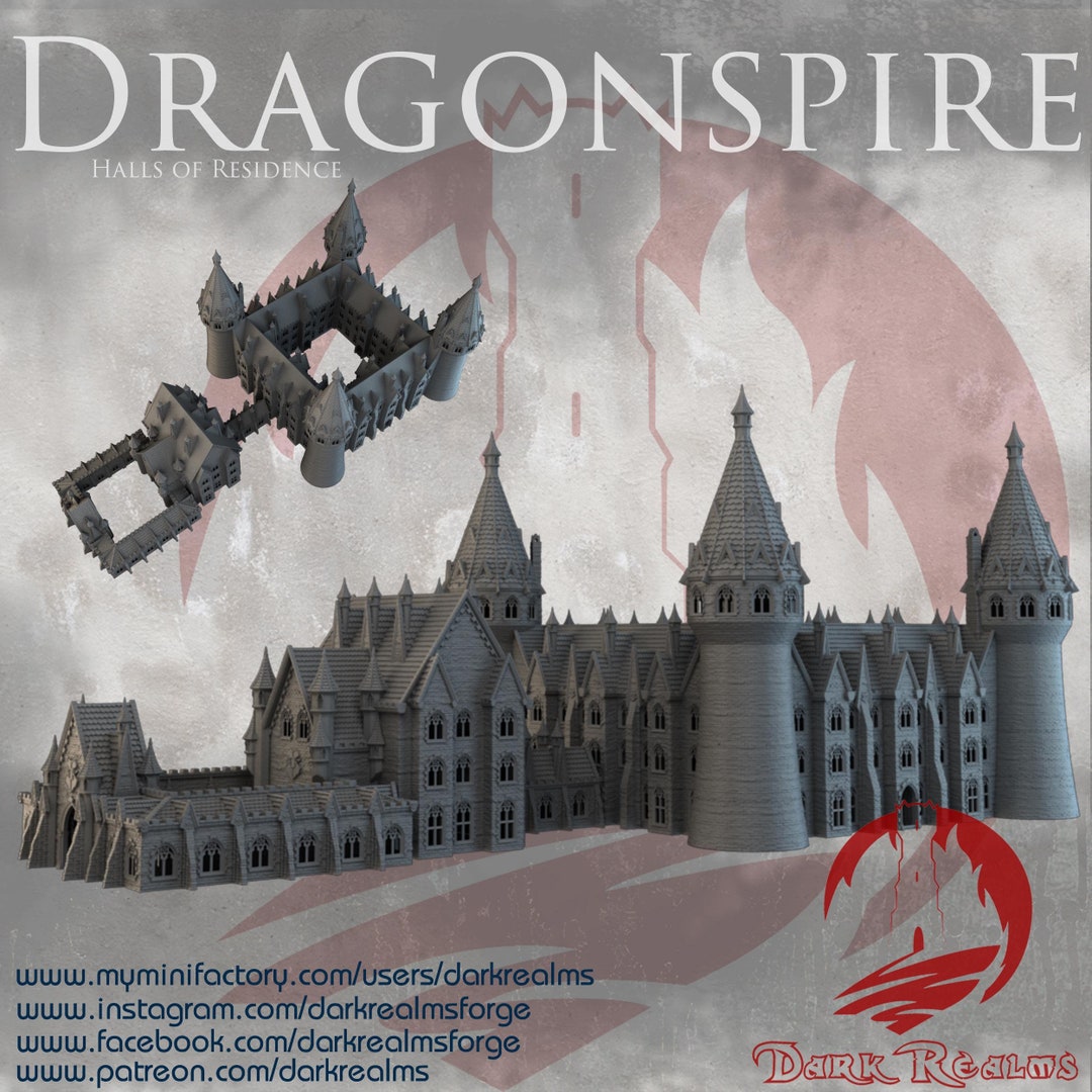 Dragon Spire Residences Terrain for Tabletop Role Playing Games Dark ...