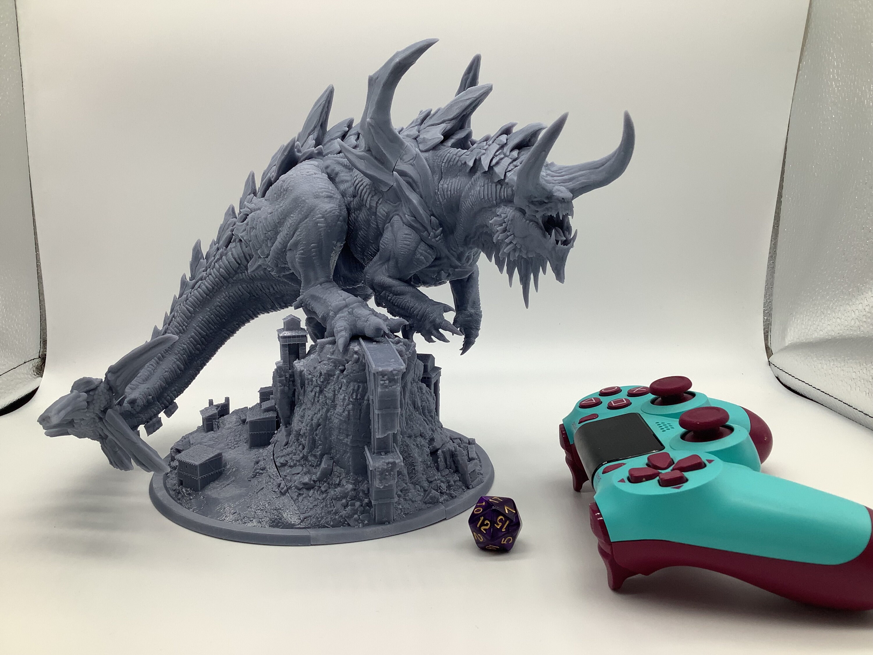 Titan Tarrasque 3D Miniature for Tabletop Gaming Lord of the Print - Etsy