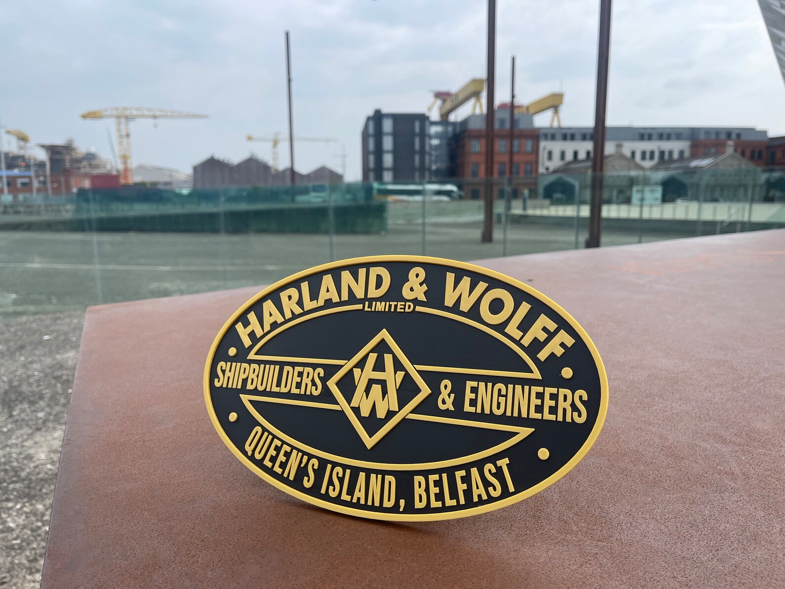 Harland & Wolff Shipbuilders Plaque. Titanic Shipyard Belfast. - Etsy