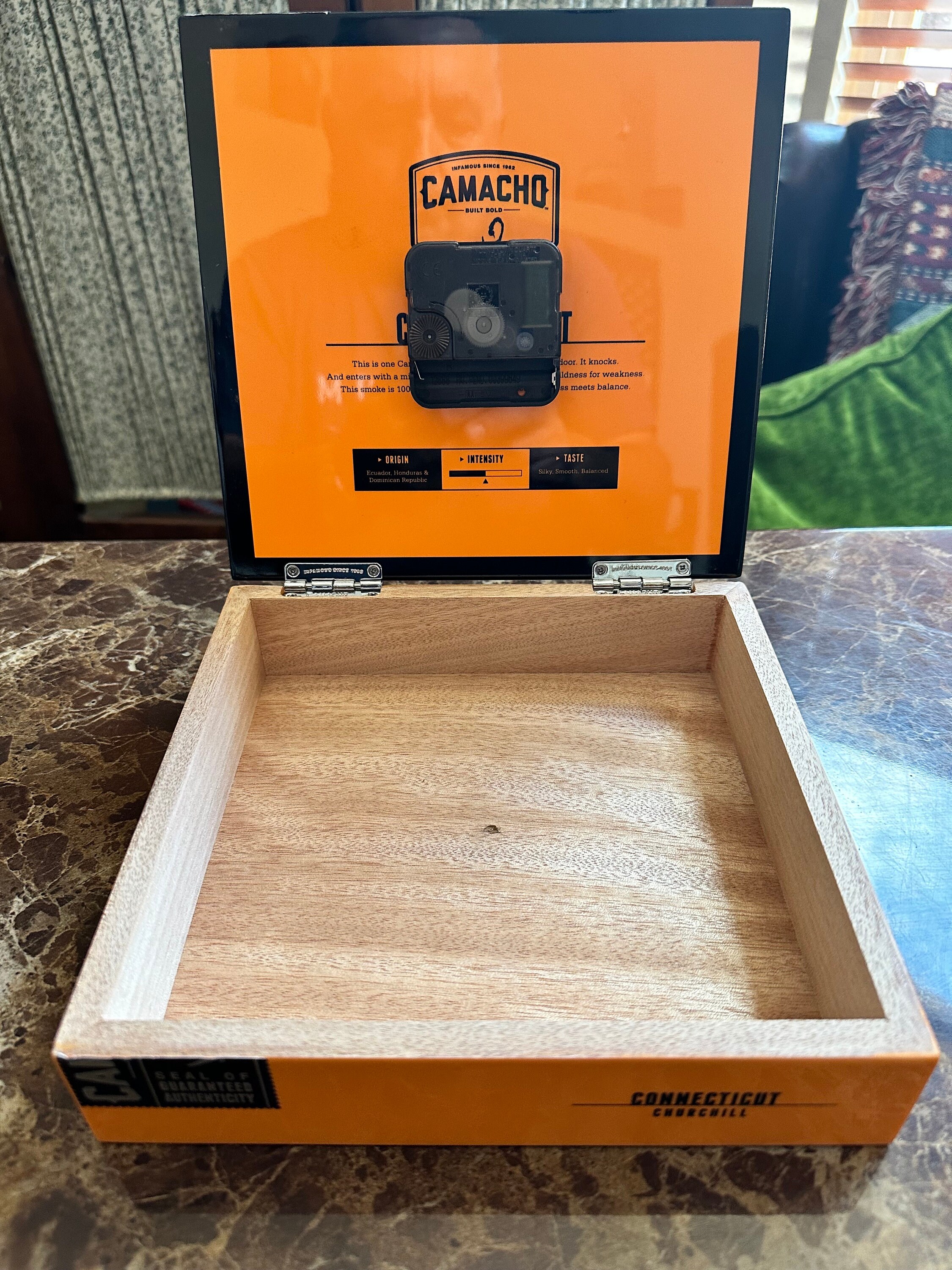 Camacho Cigar Box Clock - Etsy