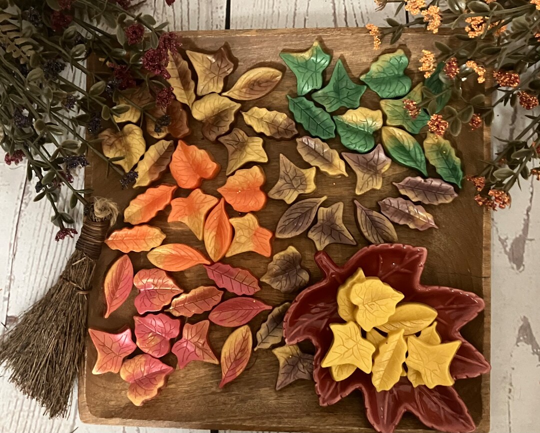 Mini Fall Autumn Leaf Soaps Thanksgiving Host Gift Teacher - Etsy
