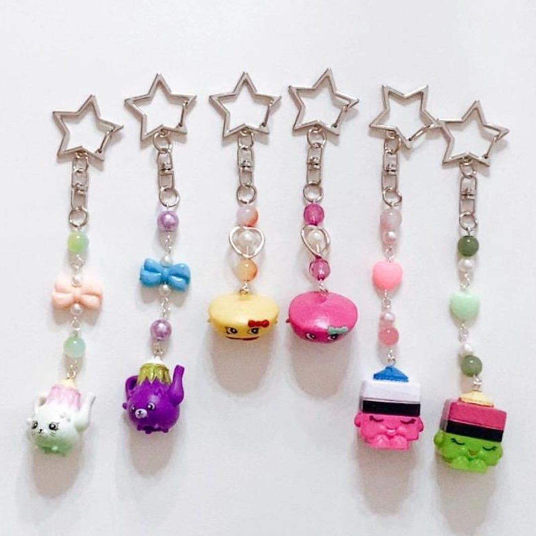Shopkins Keychain/phone Charms || Cute Girly Fun Aesthetic || - Etsy