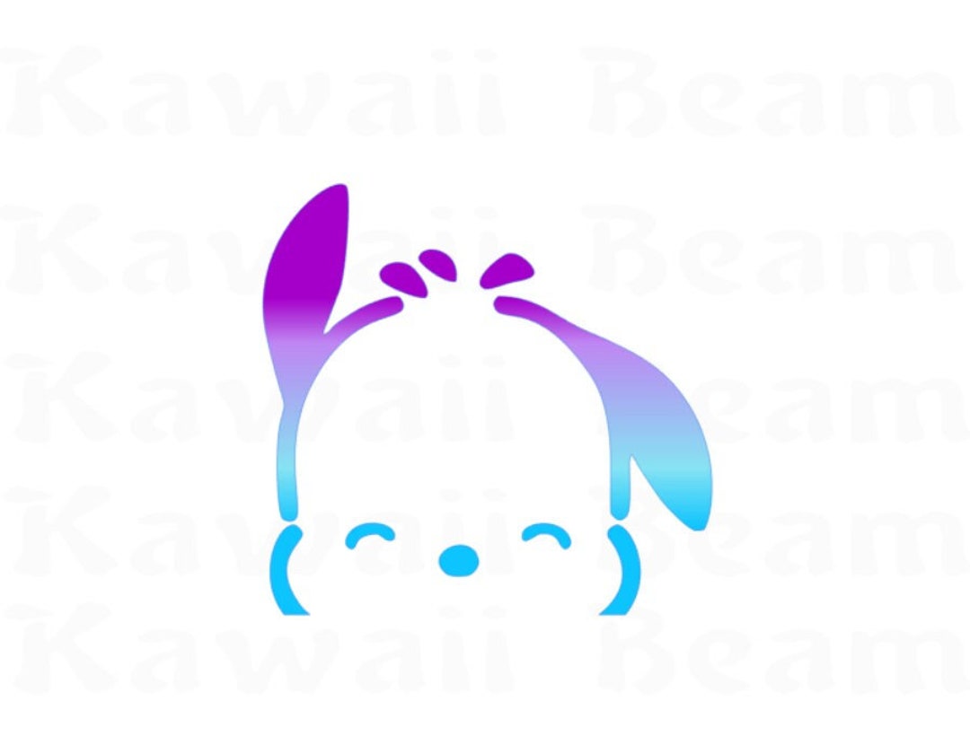 Pocha Dog Peeker Decal Pocha Pocha Sticker Car Decal Pocha Dog Sticker ...