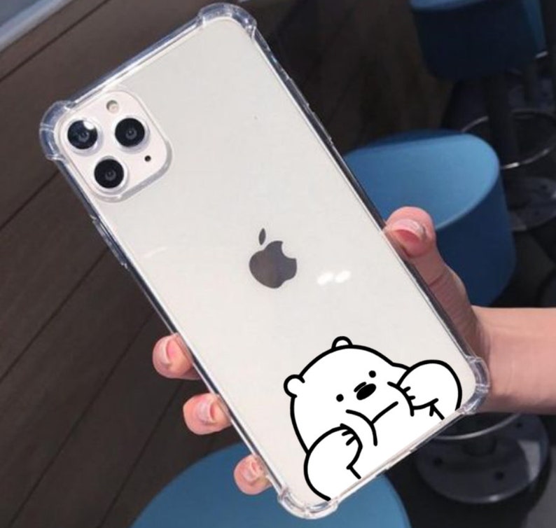 Silly Face Ice Bear Peeker Decal | We Bare Bears | Car Decal | Ice Bear ...