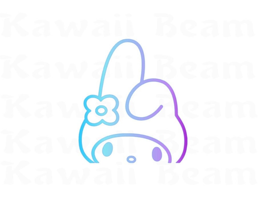 My Melo Peeker Decal | Melody | Car Decal | Melody Sticker | Cartoon ...