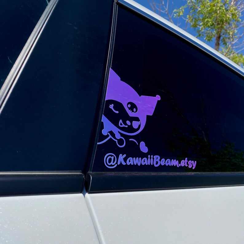 Kuro Custom Peeker Decal With Personalized Social Media Handle ...